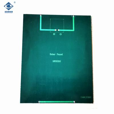 China 5W 6V Mono thin film solar cell for solar power toy ZW-210165-6V-M Epoxy Resin Solar Panel for sale