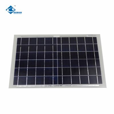 China 18V Mini Glass Laminated Solar Panels 10W Portable Solar Panel Charger ZW-10W-18V-1 for sale