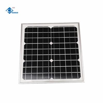 China 15W 18V Glass Laminated Photovoltaic Solar Panels ZW-15W-18V-M Mono Transparent Solar Panels Charger for sale