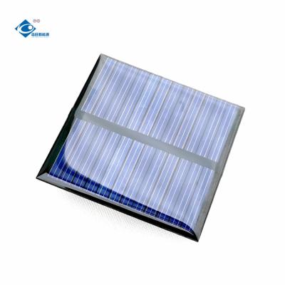 China China Manufacturer ZW-5555-6V Poly Solar Panel Charger 0.45W Customized Epoxy Mini Solar Panel 6Volt for sale
