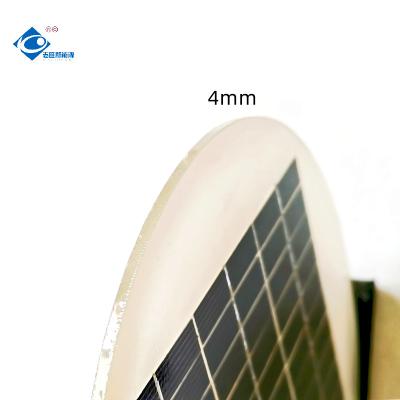 China 2.5W Round Transparent Glass Laminated Solar Panel ZW-Dia180 Bifacial Solar Panel Laptop Charger 18V for sale