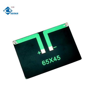 China 0.43W Customized Poly Mini Epoxy Solar Panel 1.5V Lithium Battery Solar Panels Charger ZW-6545 for sale