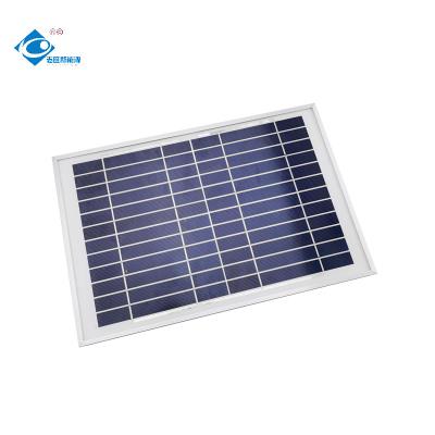 China 12V Wholesale High Quality ZW-8W-12V Glass Laminated Solar Panel 8W Portable Solar Panel Charger for sale