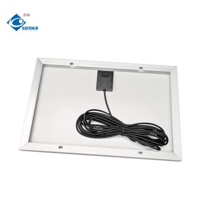 China 18V Mini Poly Glass Laminated Solar Panel ZW-8W-18V-P Portable Solar Panels Charger 8W 0.44A for sale