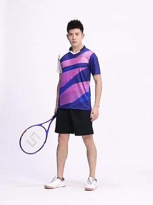 China Men And Women Quick Dry Round Collar Short Sleeve Fashion Sports Clothes Competition Training Sportswear for sale