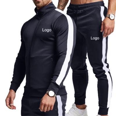 China Training Mens Gym Apparel Custom Logo Quick Dry Tracksuit Set for sale