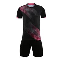 China Custom printed football Short Sleeve Jersey manufacturer direct supply training match football jersey for sale