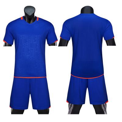 China Real Thai quality soccer wear soccer jersey 2021/22 football uniforms men + kids sets for sale