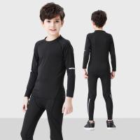 China Children's tights training jerseys boys girls long sleeve autumn winter basketball football uniform sports base fitness clothes for sale