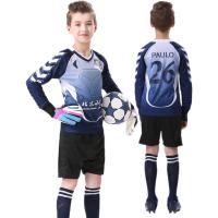 China Football goalkeeper uniform Children's anti-collision goalkeeper suit Customized set boys' thickened primary school jersey for sale