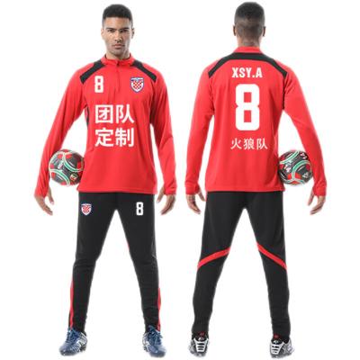 China Football Men'S Custom Sports Apparel Autumn And Winter  Long Sleeve for sale