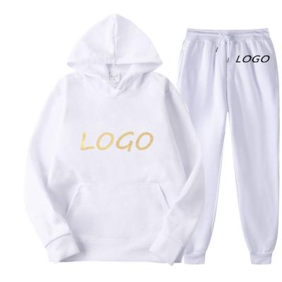 China Custom Logo  Mens Jogging Suit Unisex Sweatsuit Set Ladies Tracksuit Set For Women Hooded for sale