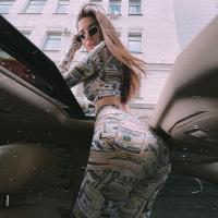 China The new 2022 women's fashion casual suit collection women's long-sleeve US dollar printed top and pants can be customized logo for sale