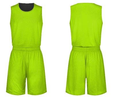 China Latest Custom Logo High Quality Design Unique Reversible Sports Sublimation Basketball Jyouth reversible basketball jersey for sale