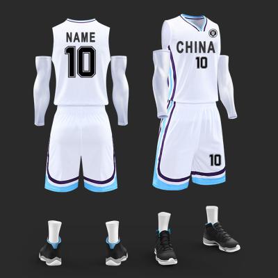 China track suit oem uniform tracksuit custom print sports wear for men 2021 bottoms basketball jersey for sale
