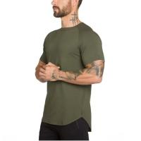 China C Casual Solid Mens Casual Shirts Gym T Shirt Men S Top T Shirt 2021 New Fashionable Blank Sport Cotton Printed DOT Pattern for sale
