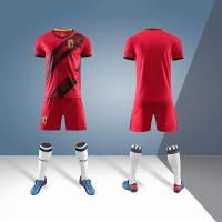 China 2021 2022 cheap low MOQ customize logo retro team football clothes shirts uniform soccer jersey suit for sale