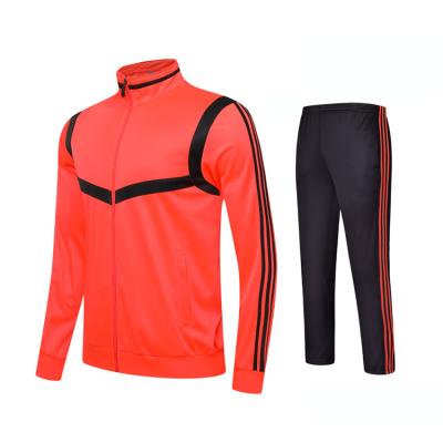 China atest design Training  Soccer Uniform Football Tracksuit Soccer Club Jacket Polyester Soccer Tracksuits for sale