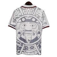 China custom Logo name number 1998 Retro Mexico soccer jersey four color selection red white black green mexico jersey for sale
