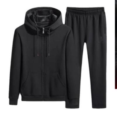 China Hot Sale JC Warm jackets and trousers winter warm kids hoodie blanket with velvet hoodie and trousers set custom logo name for sale