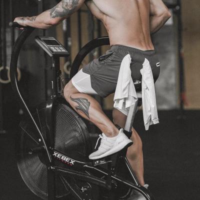 China Double-layer Sports Quick-drying Shorts Five-point Shorts European American Men's Summer New Fitness Training Running Me for sale