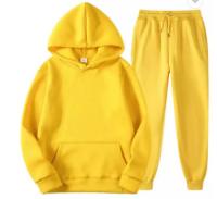 China High Quality Cotton Slim Fit Oversize Pullover Luxury Custom Sweat Set Satin Line Hoodies jogging set jogging set for sale