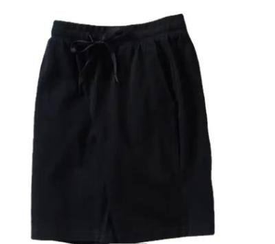 China New trend men's shorts casual fashion cotton mid-waist pants solid color youth micro spring pants for sale