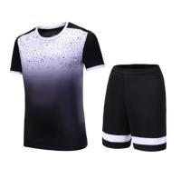 China Personalized football suit heat transfer printed children adult models breathable training team jerseys for children for sale