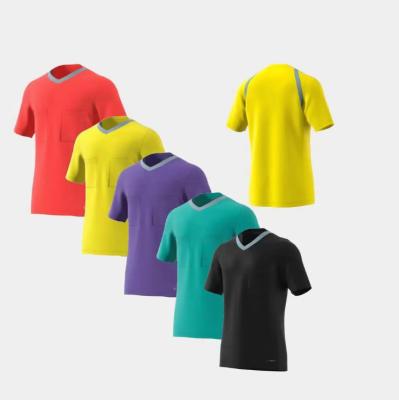 China 2023 game adult soccer referee suit male students children's game quick dry Judge's uniform for sale