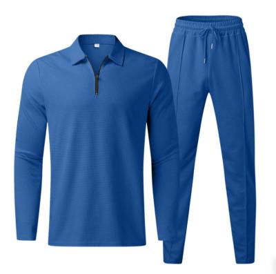China Summer  Long Sleeved Trousers Two Piece Sports Casual Men'S Suit for sale