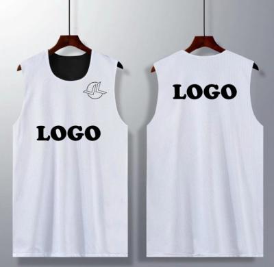 China Jerseys double-sided wear fitness vest men's and women's basketball for sale