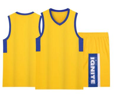 China Basketball uniforms reversible basketball practice kit uniform for sale