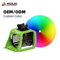China Screening Bucket 1-120mm Mesh Customizable for Excavator Topsoil Quarry Demolition Waste for sale