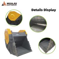 China Heavy Duty Crusher Bucket for Excavator 42CrMo Alloy Steel Motor Direct Drive for sale
