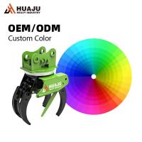 China Excavator Grapple Saw Attachment Dual Function Cutting and Grabbing Tool for 20-50 Ton Excavators for sale