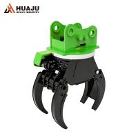 China Excavator Grapple Saw Attachment Dual Function Cutting and Grabbing Tool for 20-50 Ton Excavators for sale