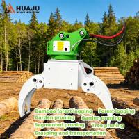 China Excavator Grapple Saw Attachment Dual Function Cutting and Grabbing Tool for 20-50 Ton Excavators for sale