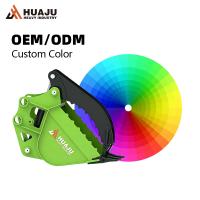 China Q345 Manganese Steel Clamp Bucket for Excavator Grapple 42CrMo Shaft Pin for sale