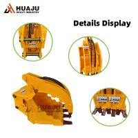China Q345 Manganese Steel Clamp Bucket for Excavator Grapple 42CrMo Shaft Pin for sale