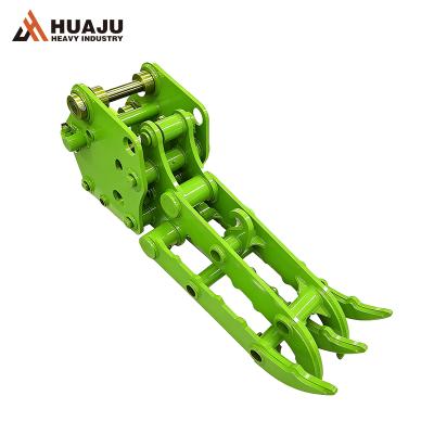 China Single Cylinder Grapple 360 Degree Rotation for Excavator NM400 Steel 42CrMo Pins for sale
