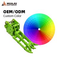 China Single Cylinder Grapple 360 Degree Rotation for Excavator NM400 Steel 42CrMo Pins for sale