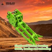 China Single Cylinder Grapple 360 Degree Rotation for Excavator NM400 Steel 42CrMo Pins for sale