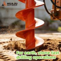China Hydraulic Earth Auger for Excavators 1-50 Ton 100-1500mm Drill Bits for sale