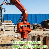 China Hydraulic Pile Hammer for Pipe and Steel Plate Driving Q345 Manganese Steel 42Cro Alloy Steel Pin for sale