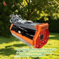China Hydraulic Lawn Mower for Excavator Skid Steer 60-90m/s Blade Speed 15km/h Forward for sale