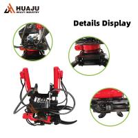 China Excavator Hydraulic Wrist Tilt Rotator 360 Degree Continuous Rotation 45 Degree Tilt for sale