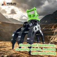 China HYDRAULIC STEEL/ROCK/LOG GRAB for sale