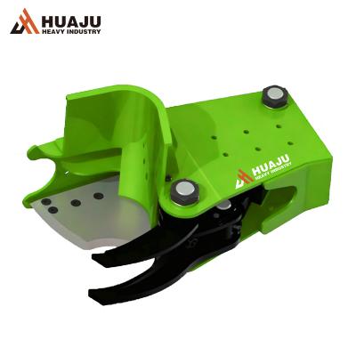 China Hydraulic Tree Shear for Excavator 20-30 Ton Hardened Alloy Steel Blades for sale