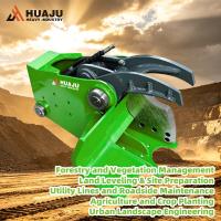 China Hydraulic Tree Shear for Excavator 20-30 Ton Hardened Alloy Steel Blades for sale