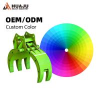 China Multi Purpose Grab Mechanical Hydraulic 400 Grade Steel 5 Finger Excavator Attachment for sale